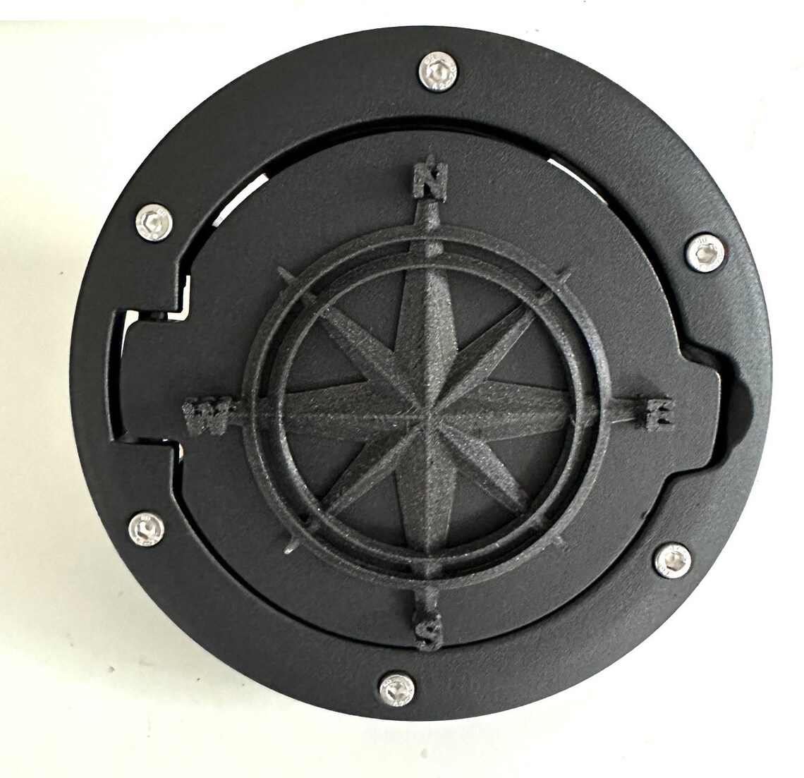 Compass in 3D - Black With Blk for Jeep JK/JKU Flag Gas Cap Cover ...