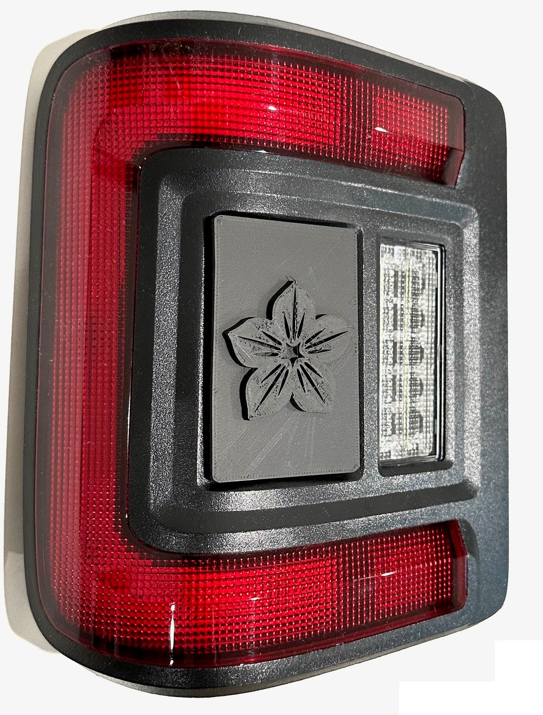 Hibiscus Flower Hawaiianin 3D Blk for Jeep Wrangler 2018-2024 JL Oracle ...