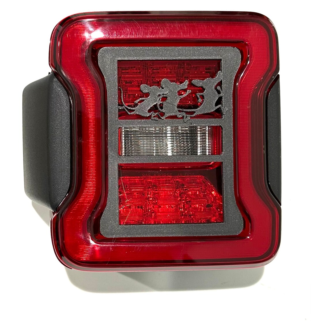 Mouse Running in 3D for Jeep Wrangler Led Version JK/JKU/JL Rear Tail ...