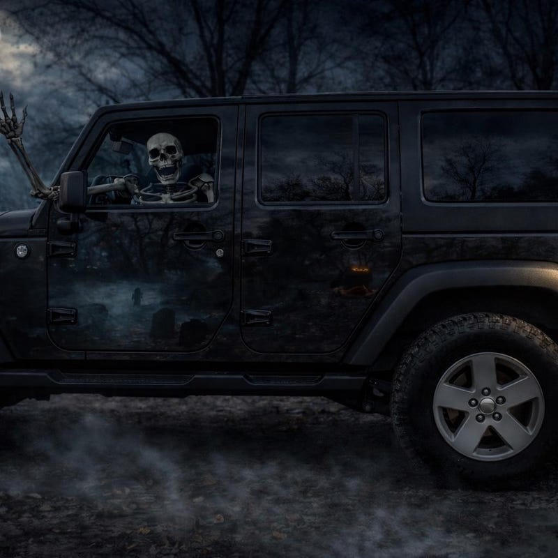 Skull Gas Cover Jeep Jk - Etsy