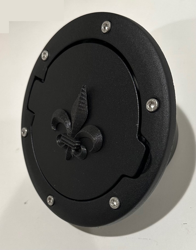 Fleur De Lis Royal Symbol in 3D Black W Various Colors for Jeep JK/JKU ...