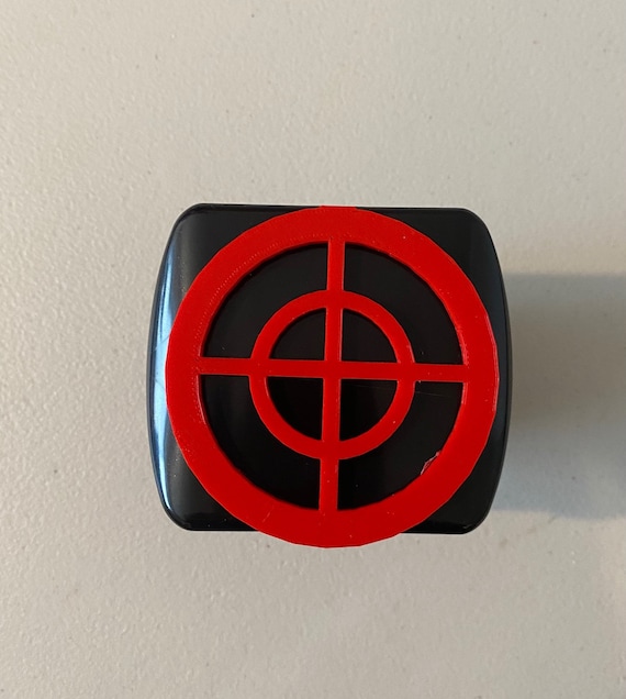 Target Practice Logo in 3d Black With Red 2 Inch Trailer - Etsy