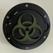 Biohazard Logo in 3D - Black With Army Green for Jeep Wrangler JK/JKU ...