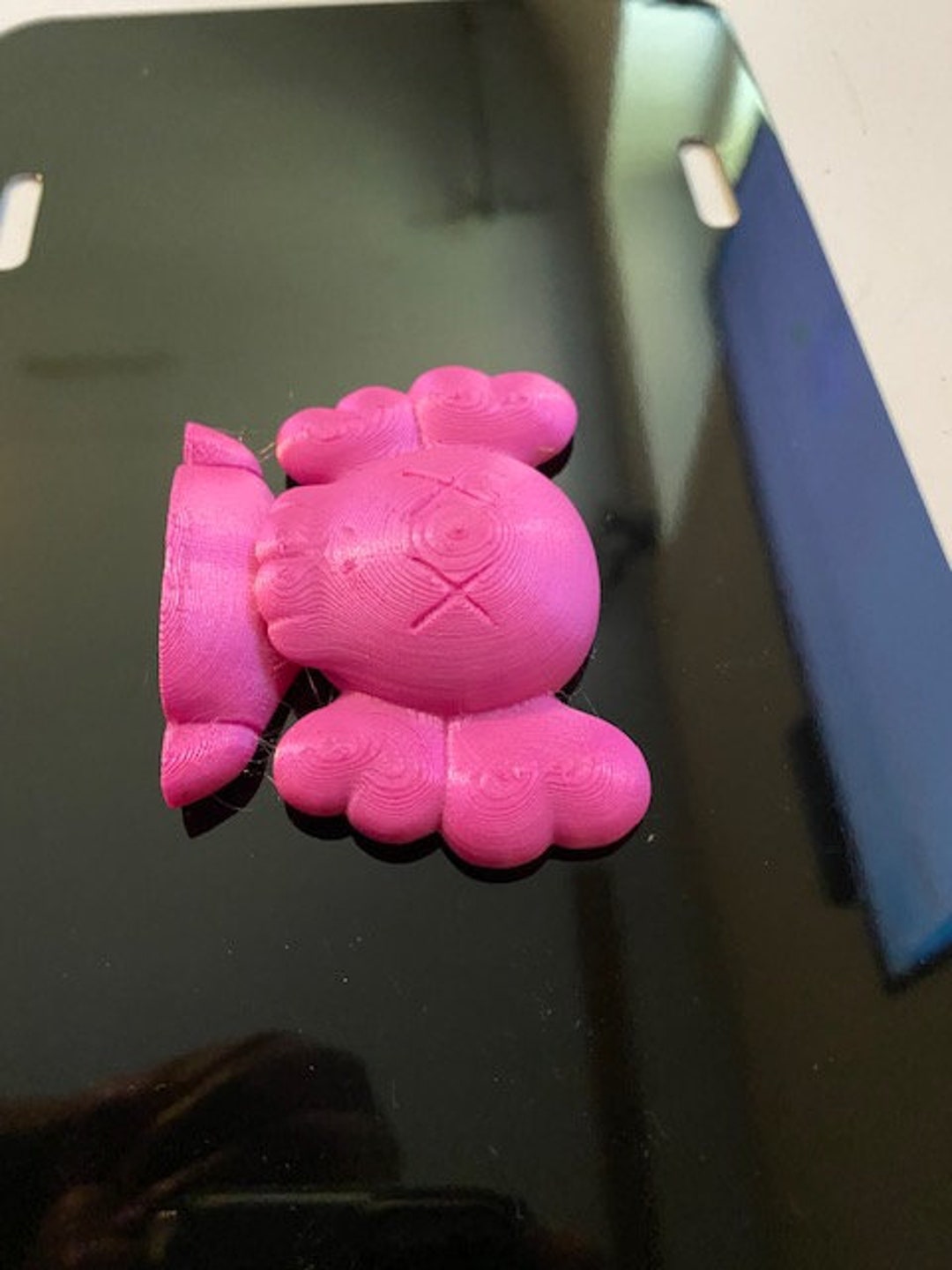 Bubbly Clown Face in 3D- License Plate INSERT Black With Pink ...