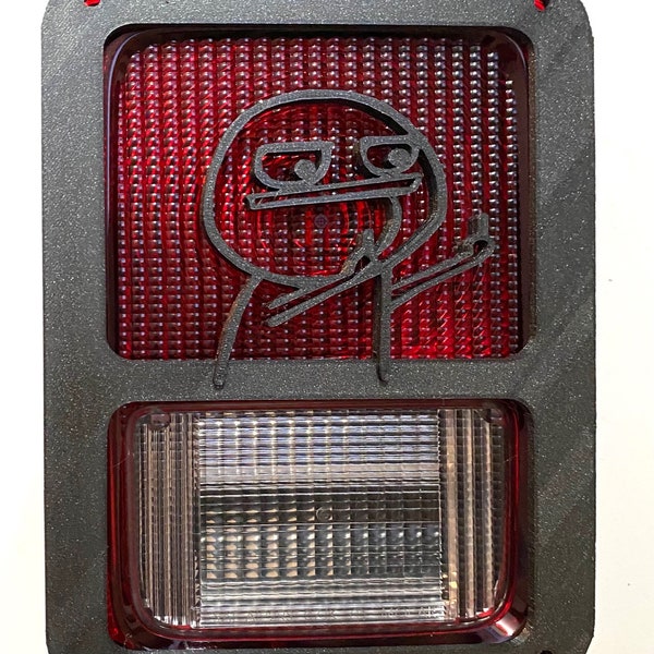 Middle Finger Tail Light Decal - Etsy UK