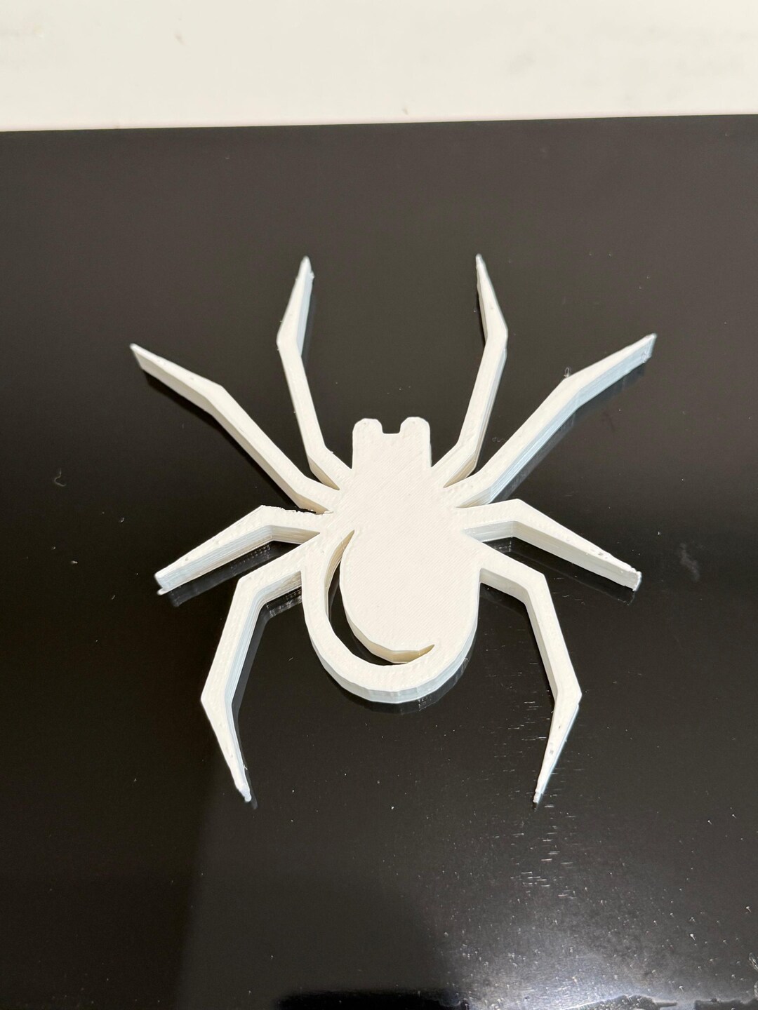 Spider Widow Style in 3D- License Plate INSERT Black W White Automotive ...