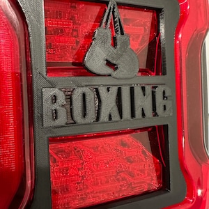 Boxing With Gloves in 3D for Jeep Wrangler Led Version JK/JKU/JL Rear ...