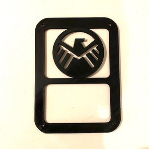 Shield Secret Services in 3D - Black for Jeep Wrangler JK/JKU Rear Tail ...