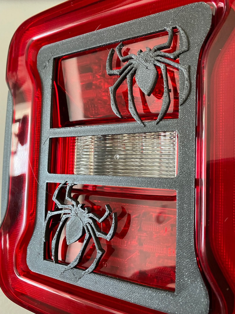 Cool Spiders in 3D V Colors for Jeep Wrangler Led Version JK/JKU/JL ...