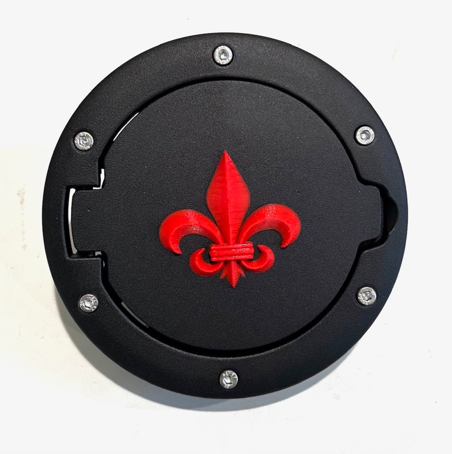 Fleur De Lis Royal Symbol in 3D Black W Various Colors for Jeep JK/JKU ...
