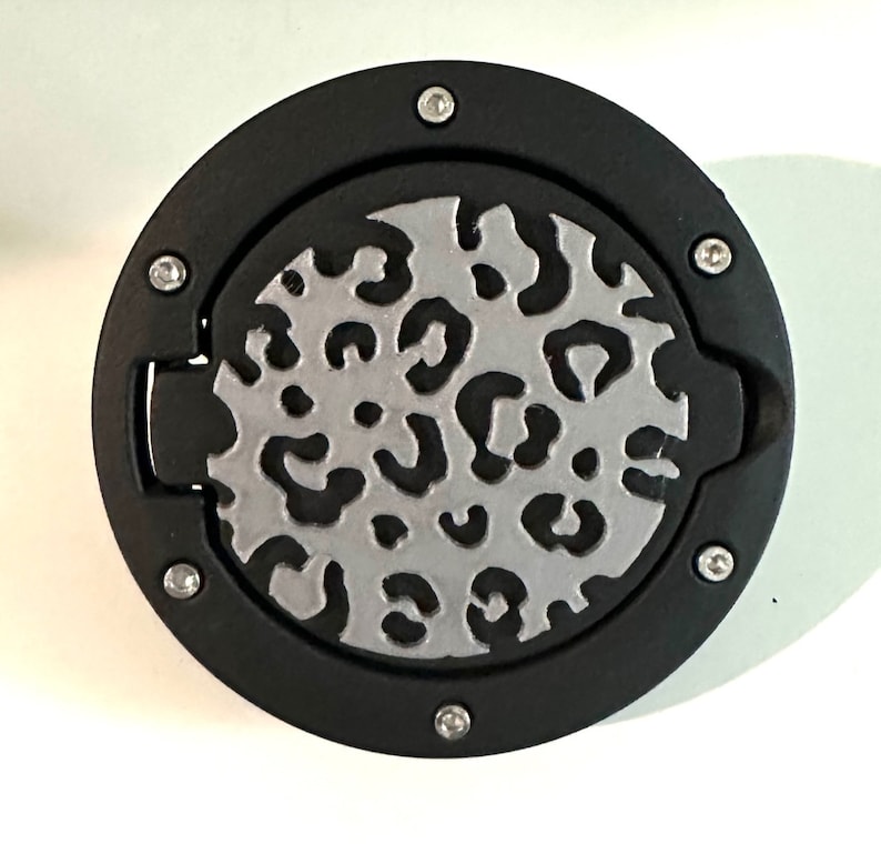 Cheetah Pattern in 3d - Black W Grey for Jeep Wrangler JK/JKU Flag Gas ...