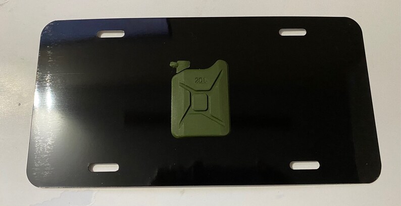 Fuel Cell Tank Design in 3D Version - Unique - Automotive License Plate ...
