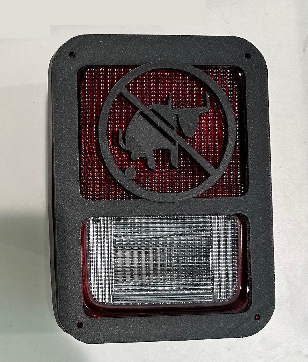 No Bull Sh1t Poop in 3D Black for Jeep Wrangler JK/JKU Rear Tail Light ...
