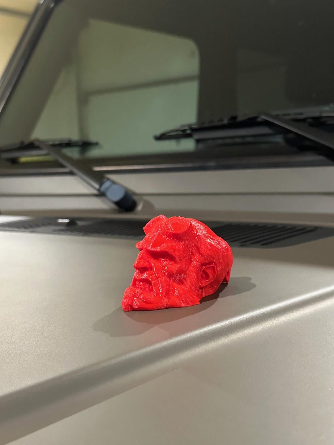 Hell Red Man Devil Head in 3D for Almost ANY CAR - Hood , Trunk or Roof ...