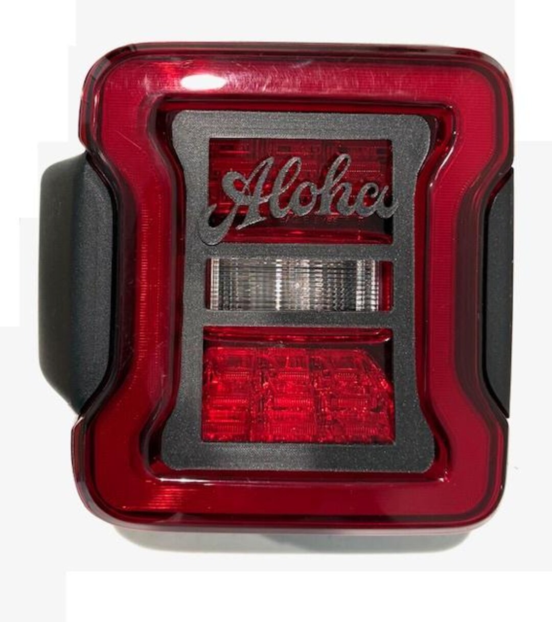 Aloha Script Words in 3D for Jeep Wrangler Led Version JK/JKU/JL Rear ...