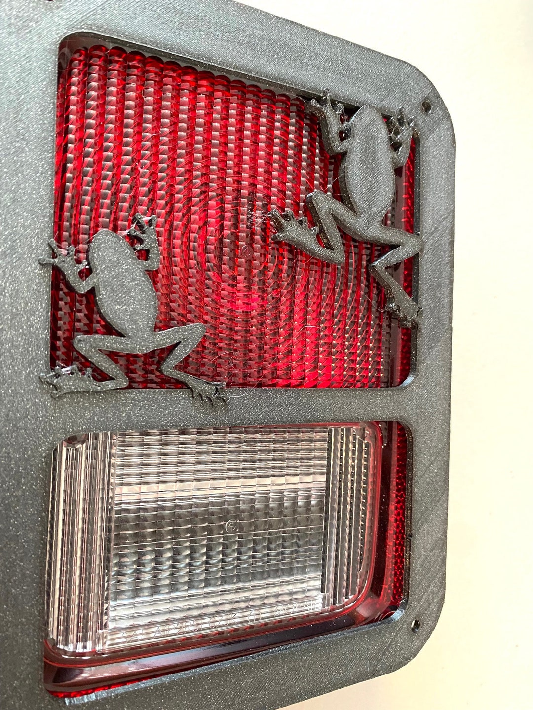 Frog Toad Cute in 3D - Black for Jeep Wrangler JK/JKU Rear Tail Light ...
