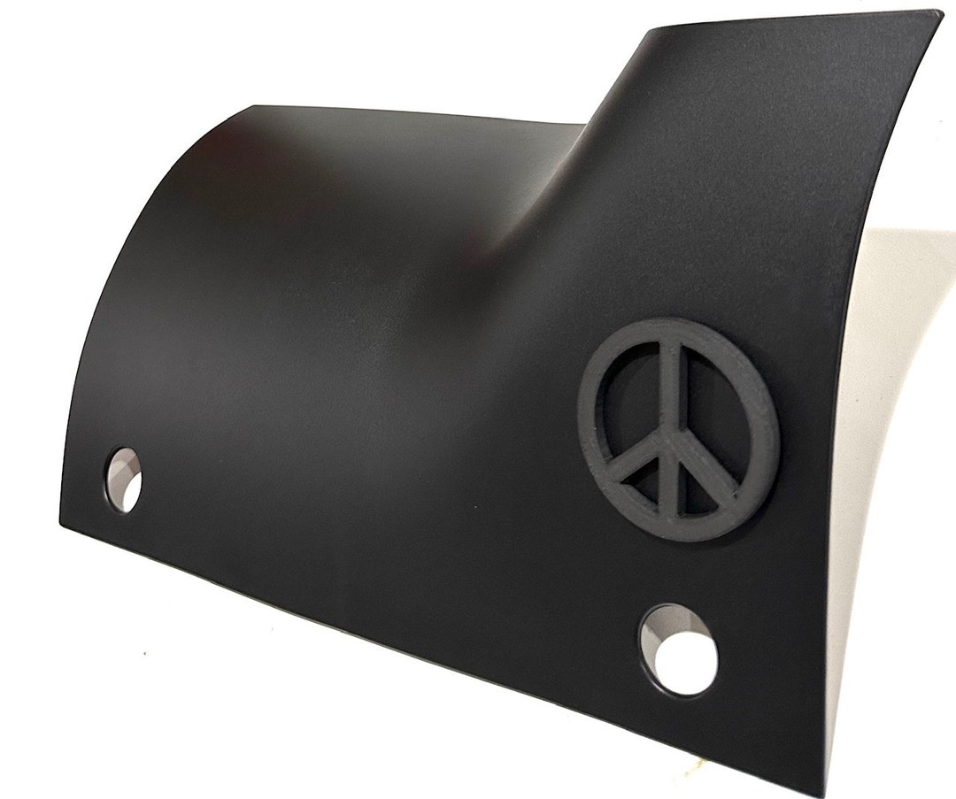 Peace Logo Symbol in 3d Black W Various Colors for Jeep JL JLU & Jeep ...