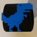Tyrannosaurus REX T-rex 8bit in 3d - Black With Blue 2 Inch Trailer ...