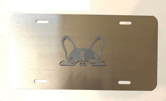 Unique License Plate INSERT Grey with Grey Automotive License Plate ...