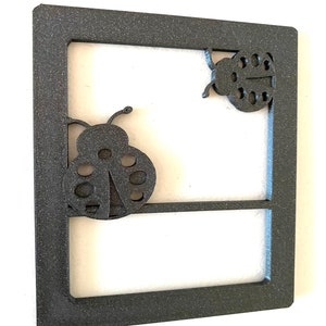 Very Cute Ladybug in 3D - Black for Jeep Wrangler JK/JKU/JL Rear Tail ...