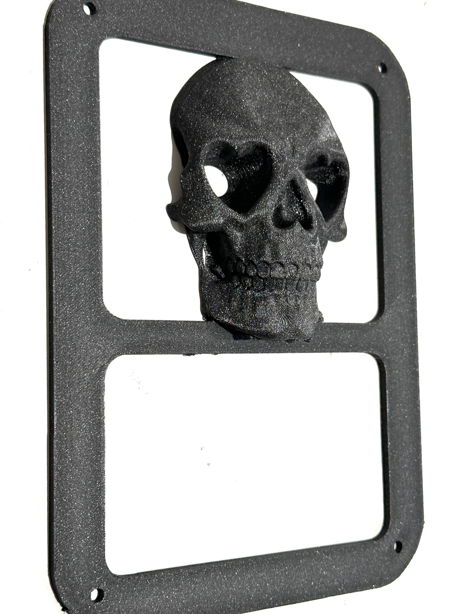 Love Skull Eyes in 3D - Black for Jeep Wrangler JK/JKU Rear Tail Light ...