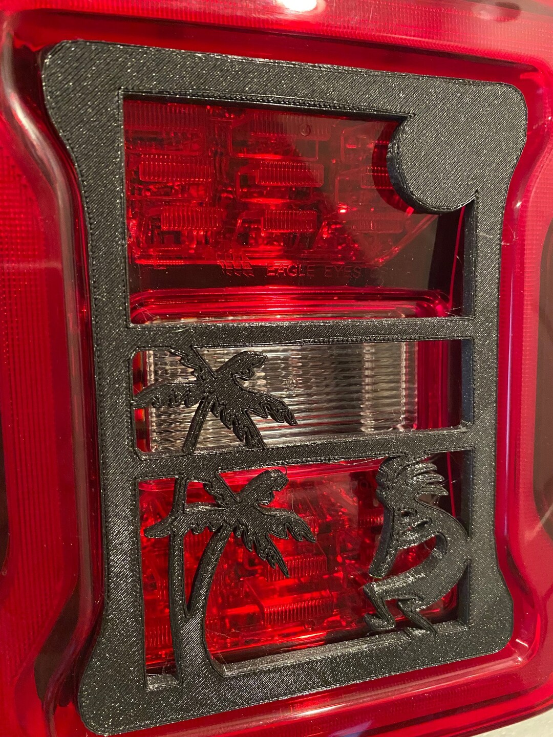 Kokopelli Hawaiian Dancer in 3D for Jeep Wrangler Led Version JK/JKU/JL ...