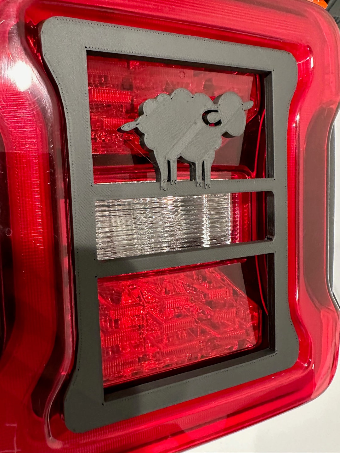 Cutest Sheep in 3D for Jeep Wrangler Led Version JK/JKU/JL Rear Tail ...