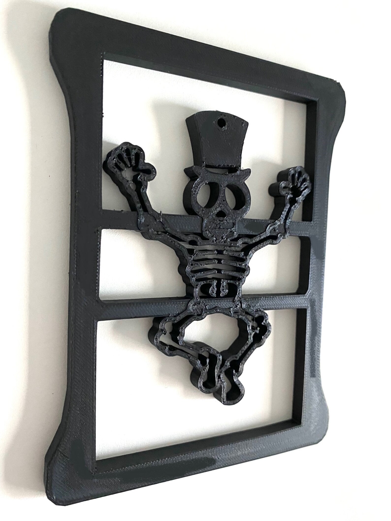 Dancing Skeleton Bones in 3D - Black for Jeep Wrangler JK/JKU/JL Rear ...
