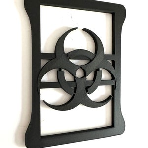 Biohazard Logo Picture in 3D for Jeep Wrangler Led Version JK/JKU/JL ...