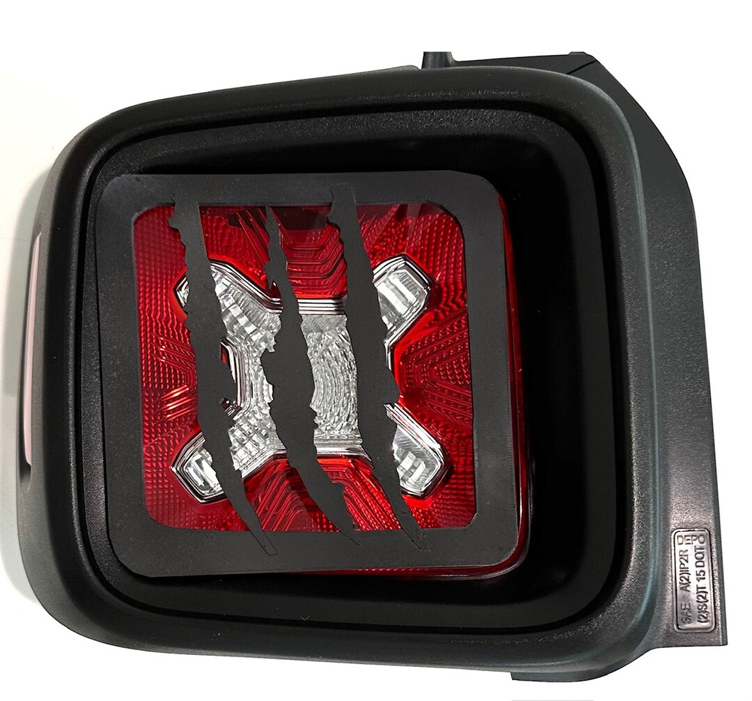 Raptor Dinosaur Claw Mark in 3D for Jeep Renegade 2014 to 2024 Rear ...