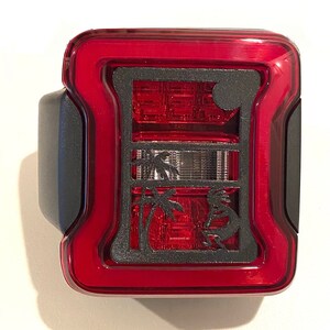 Kokopelli Hawaiian Dancer in 3D for Jeep Wrangler Led Version JK/JKU/JL ...