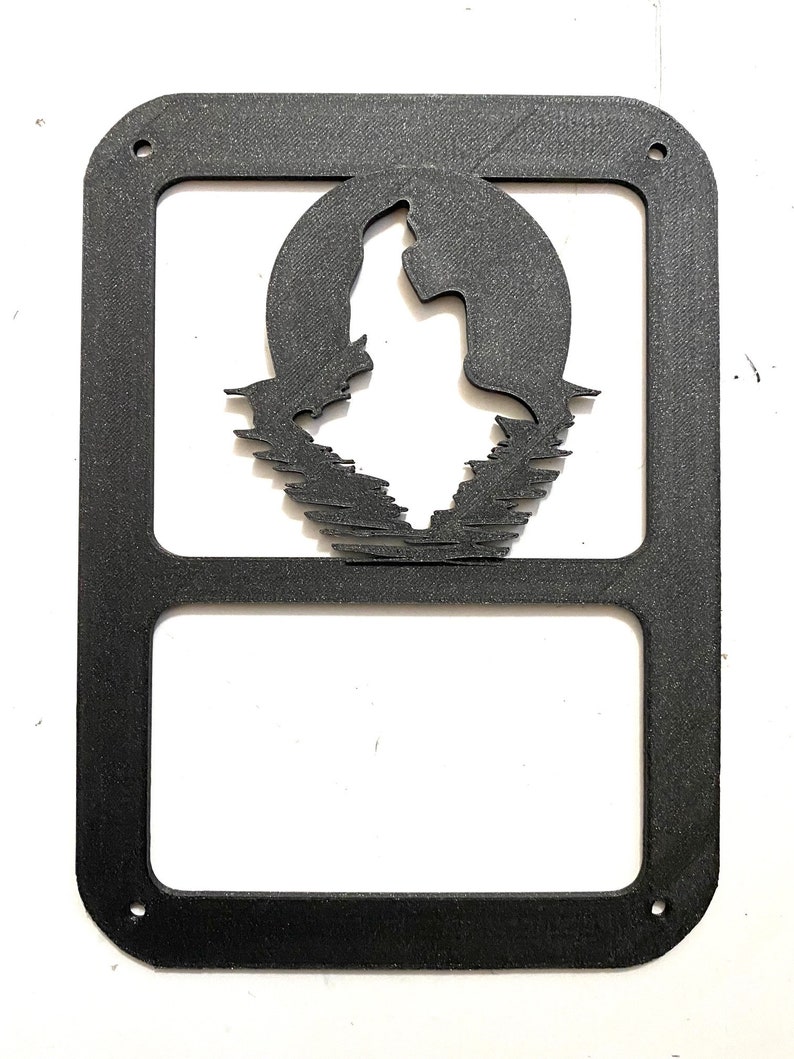 Mermaid Reflection in Water in 3D Black for Jeep Wrangler - Etsy