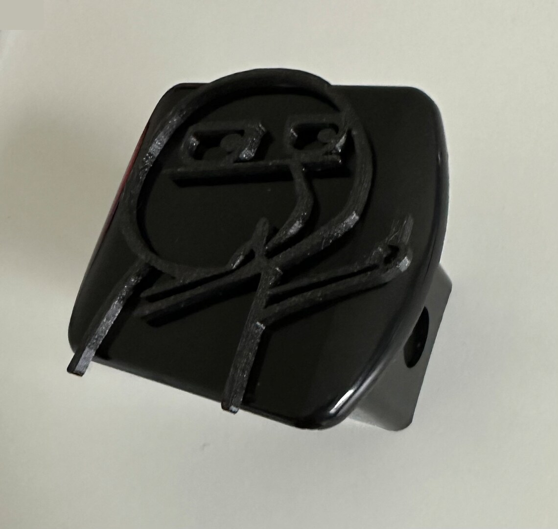 Double Middle Finger Guy Jdm in 3d Black W Black 2 Inch - Etsy