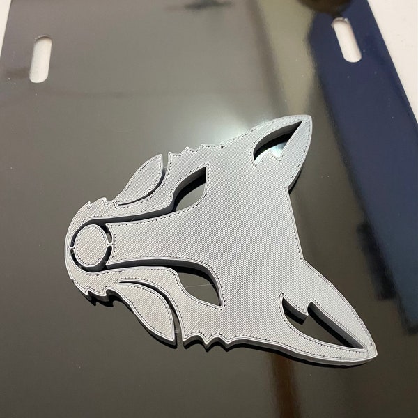 Fox License Plate Frame - Etsy