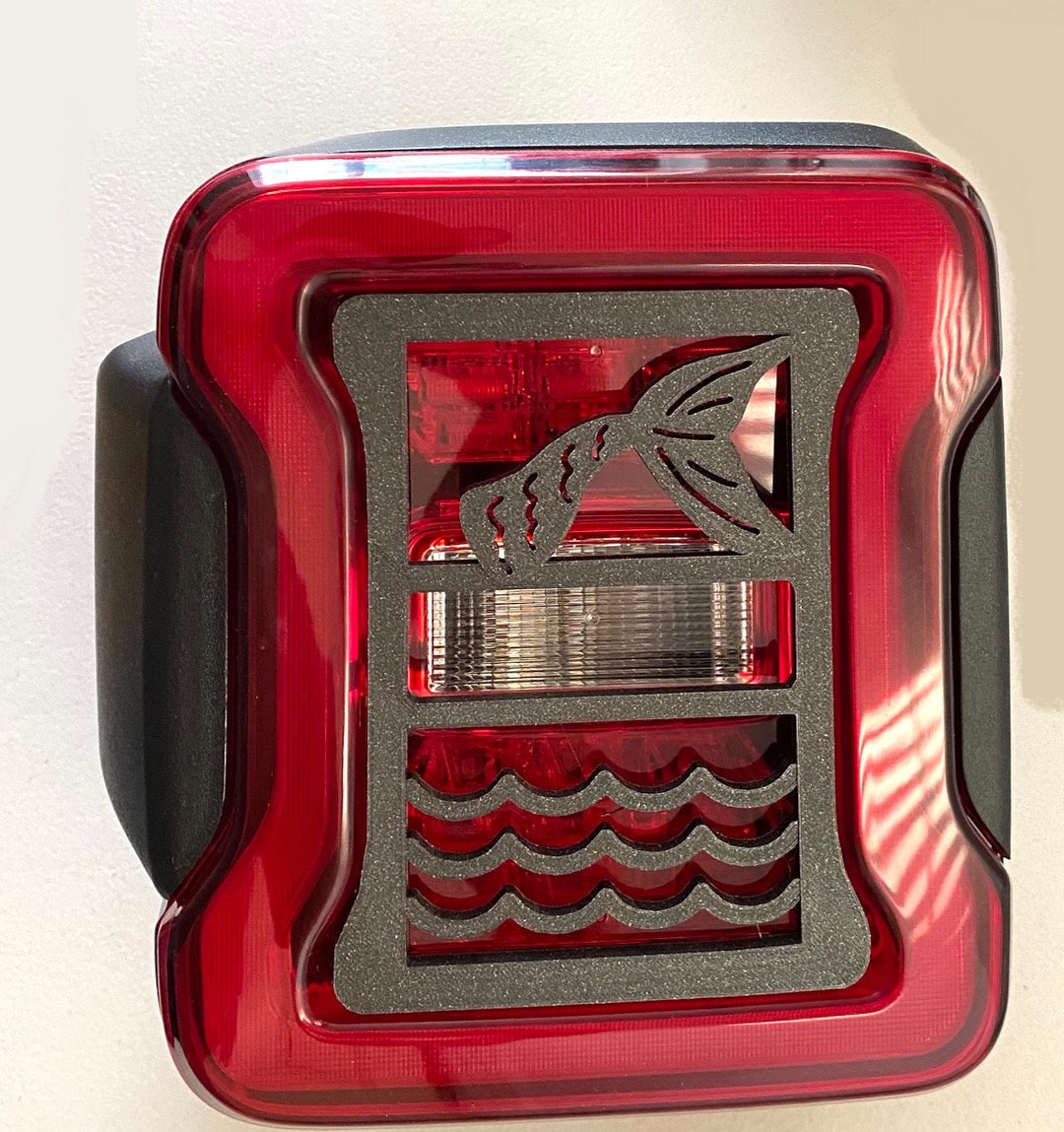 Mermaid Fins With Water in 3D for Jeep Wrangler Led Version JK/JKU/JL ...