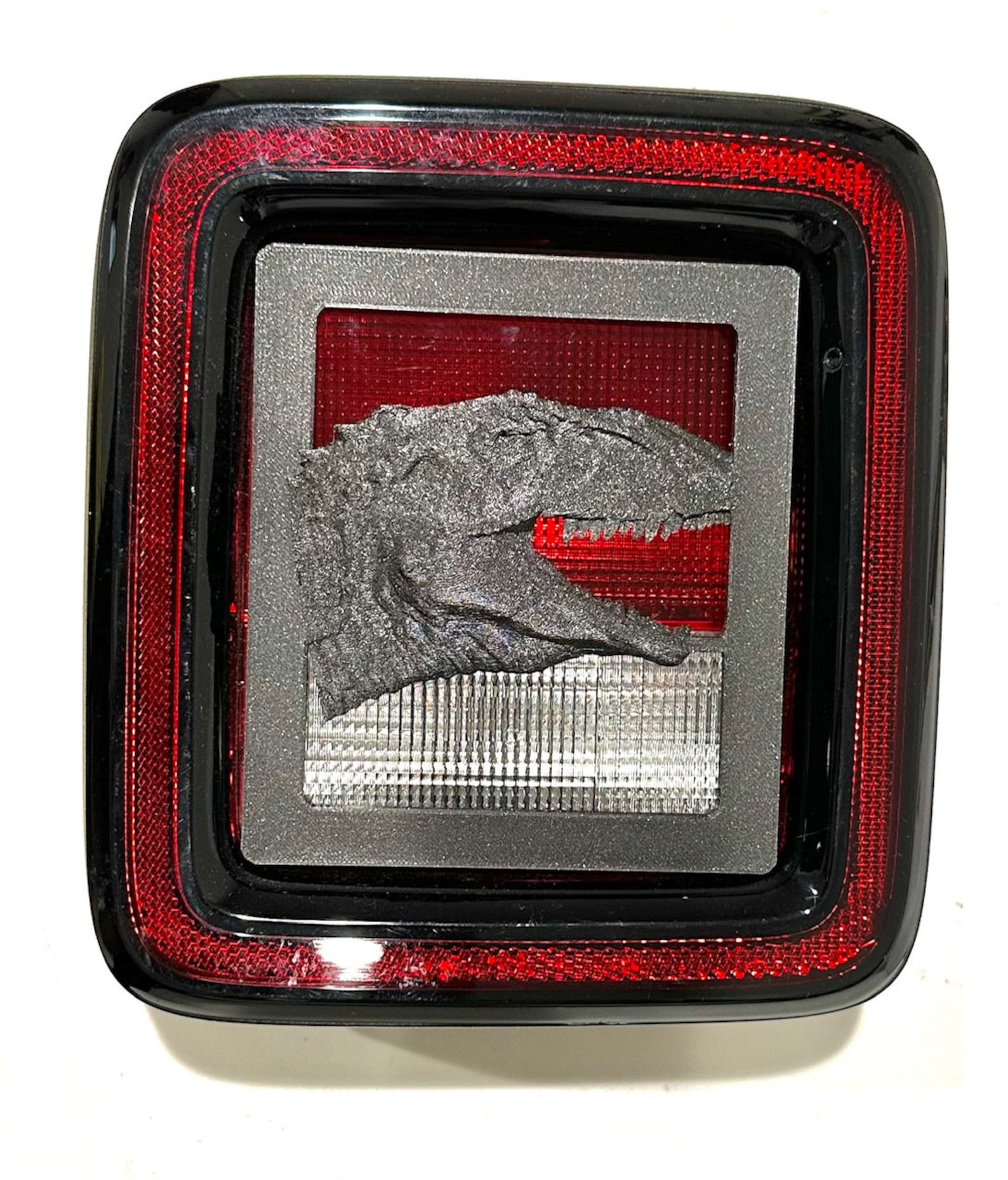 Tyrannosaurus Rex T-rex Full Head 3D for Jeep Wrangler JK/JKU/JL Rear ...