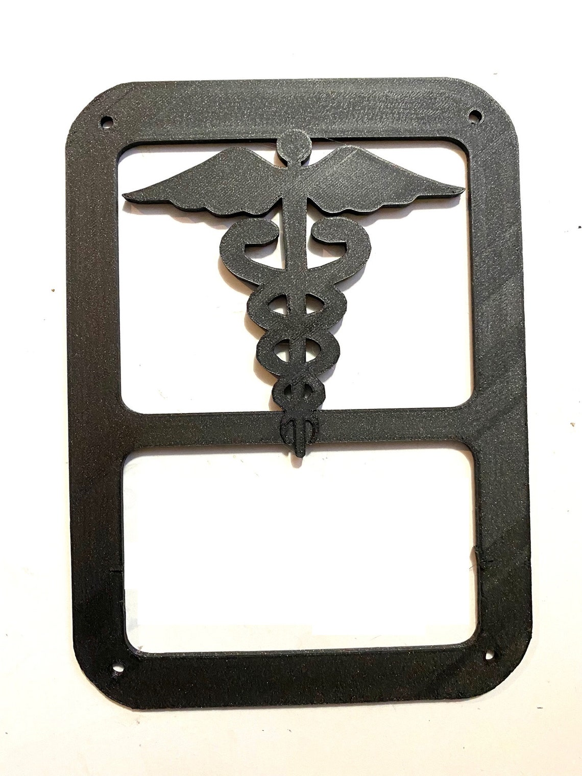 Medical Symbol in 3D - Black for Jeep Wrangler JK/JKU Rear Tail Light ...