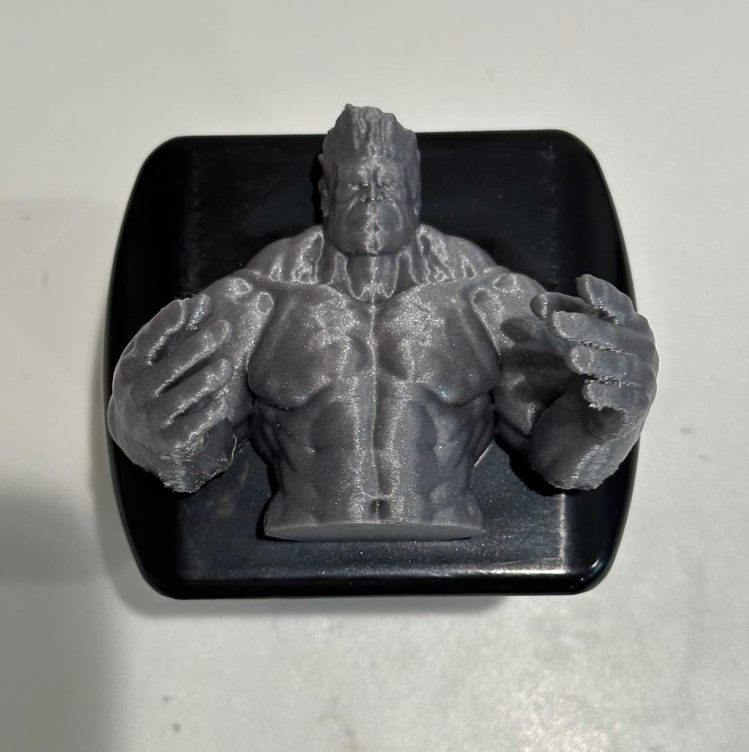 Super Angry Hero in 3d - Black With Various Colors - 2 Inch Trailer ...