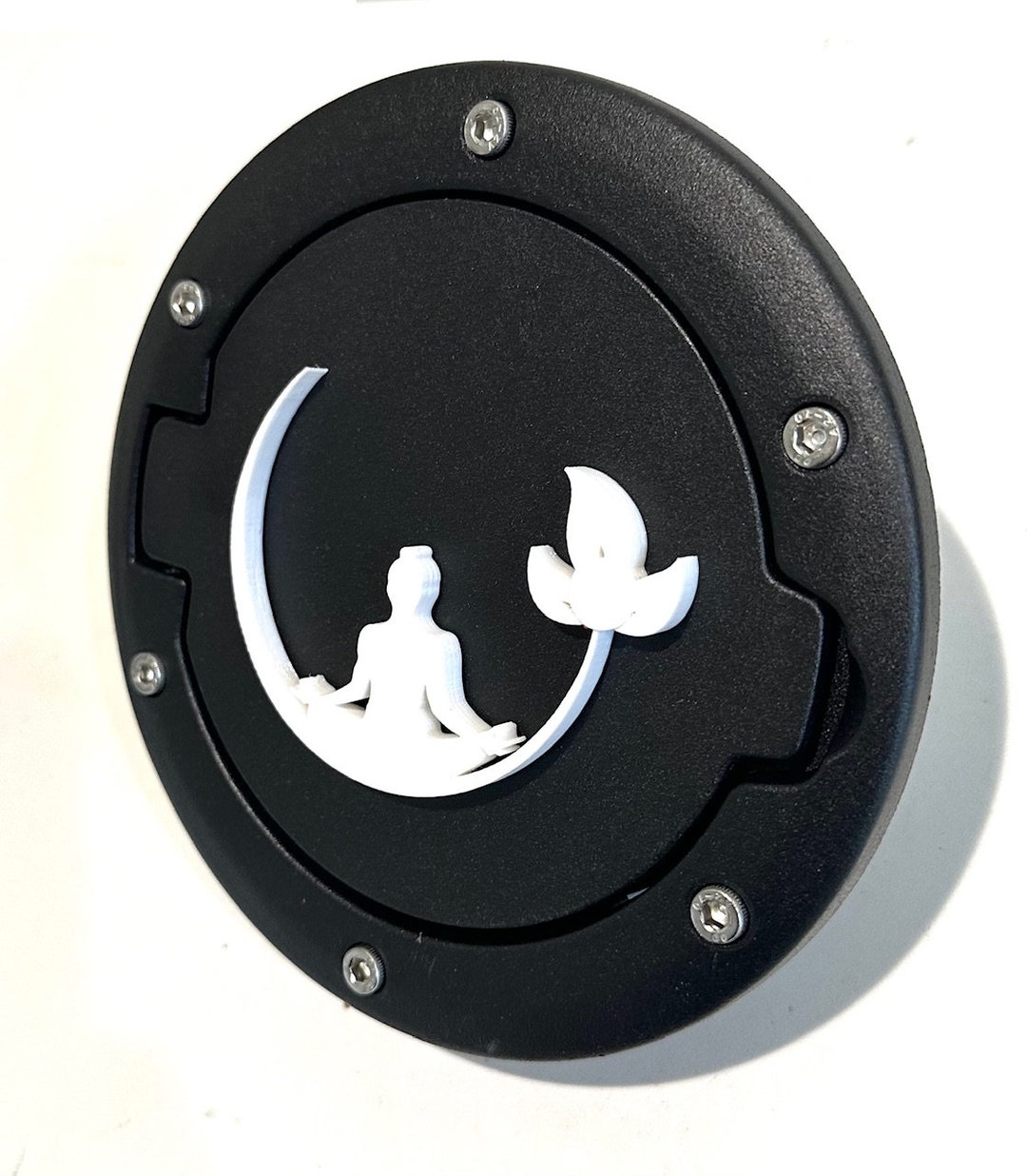 Budda Silhouette Lotus Flower in 3D Black W Various Colors for Jeep JK ...