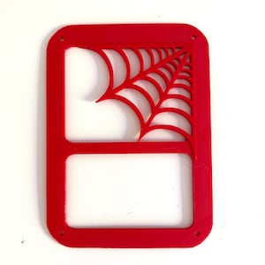 Spider Web Corner in 3D - RED for Jeep Wrangler JK/JKU Rear Tail Light ...