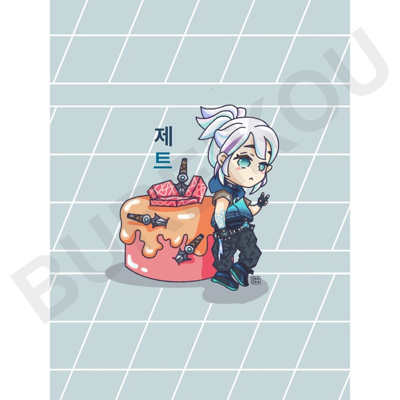 Jett Art Print Valorant Agent Chibi Fanart Mini Print | Etsy Jett Art Print Valorant Agent Chibi Fanart Mini Print | Etsy