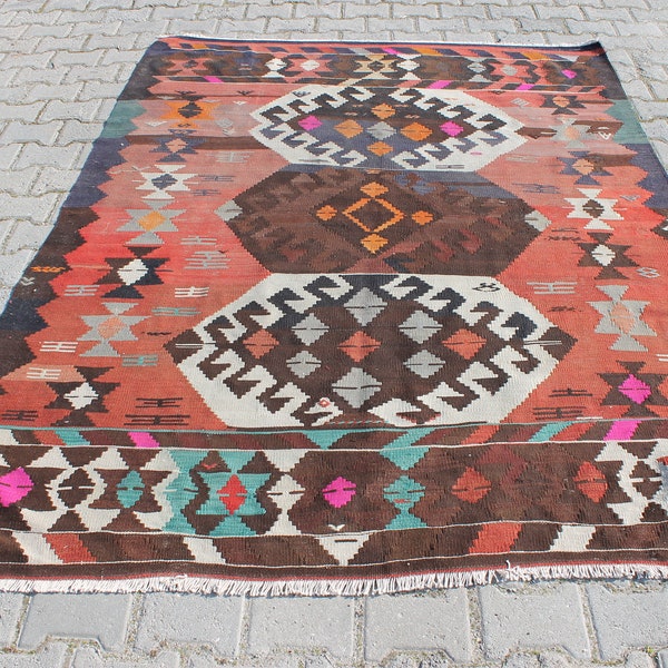 Turkish Kilim Rug - Etsy