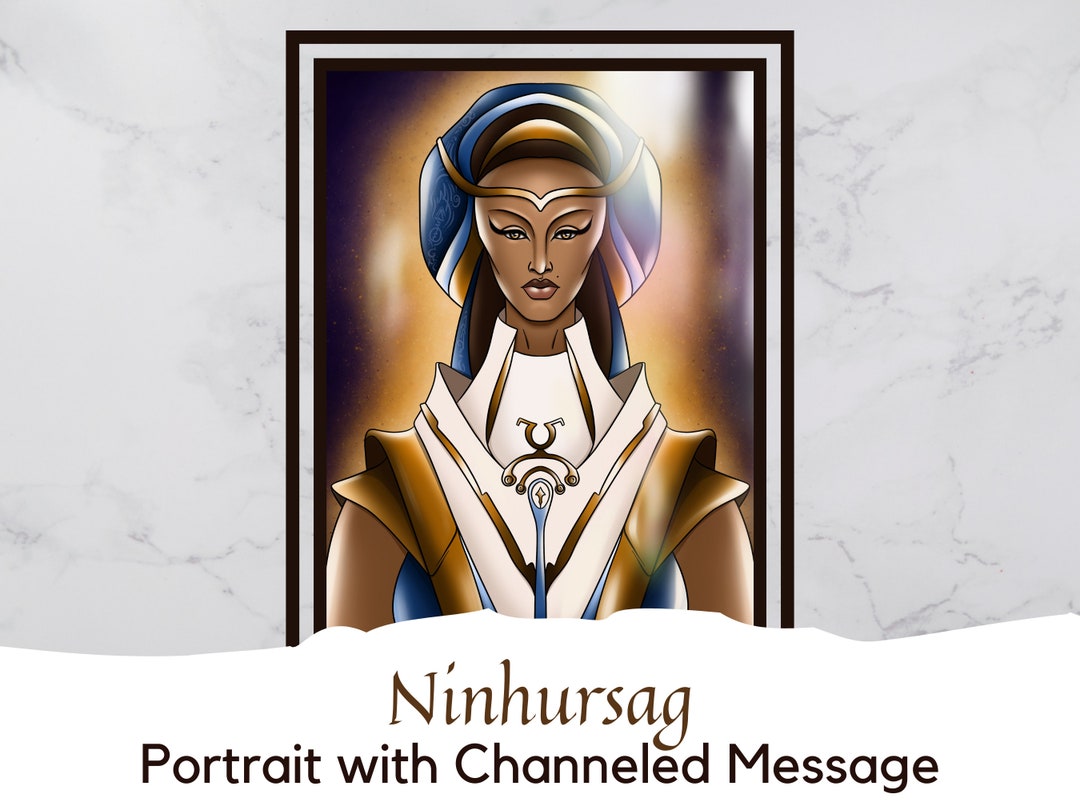 Ninhursag - Portrait With Channeled Message | Instant Download ...