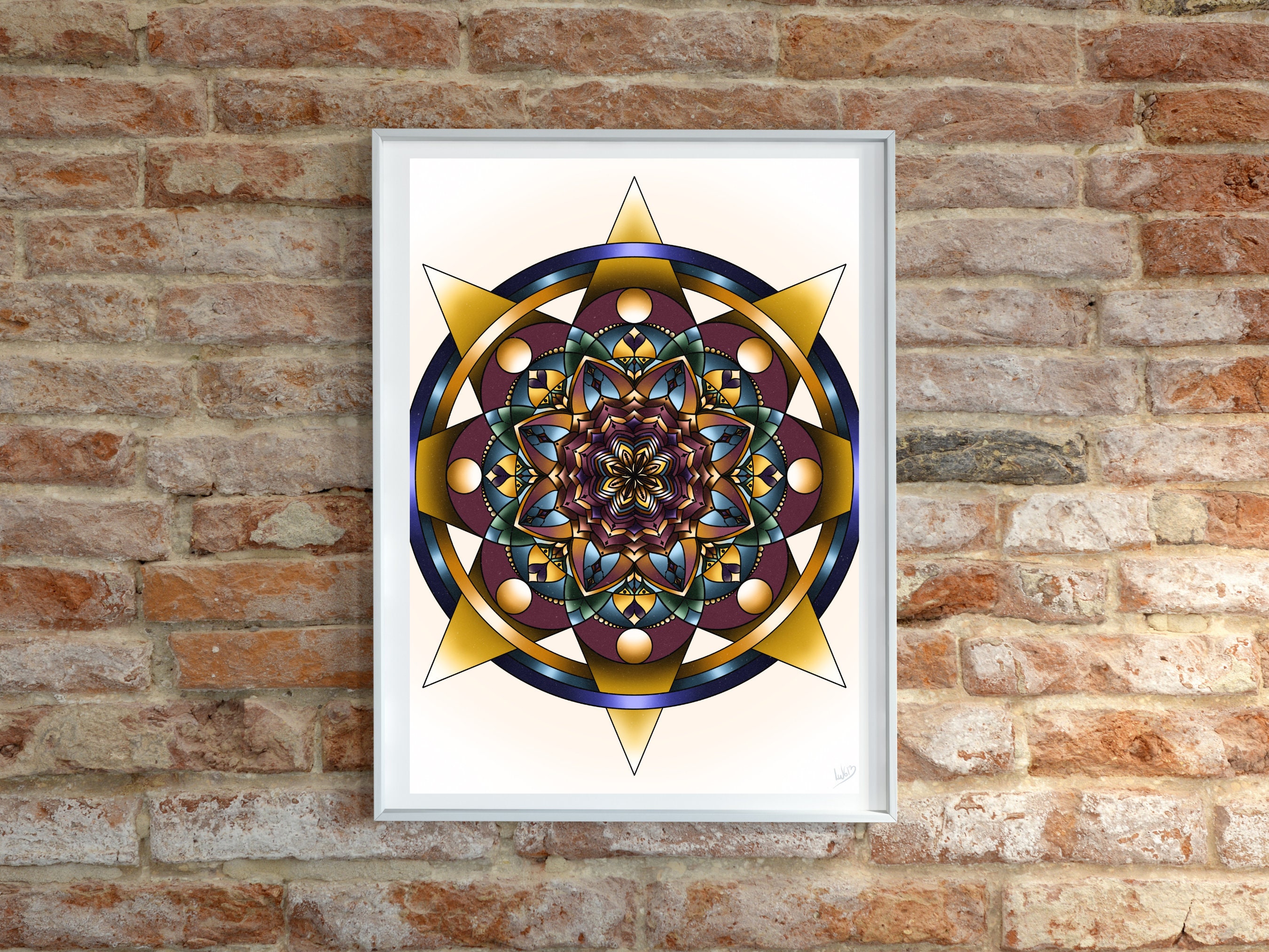 Archangel Metatron Mandala | Frequency Art | Energy Work | Printable ...