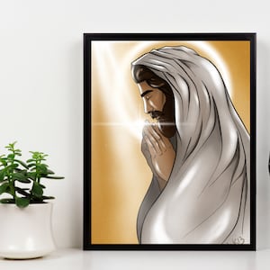 Yeshua (jesus) - Portrait Digital Art With Channeled Message | Easter ...