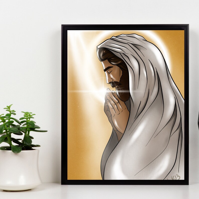 Yeshua jesus Portrait Digital Art With Channeled Message - Etsy