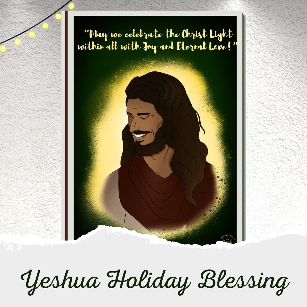Yeshua, Holiday Blessing (digital Art) - Etsy
