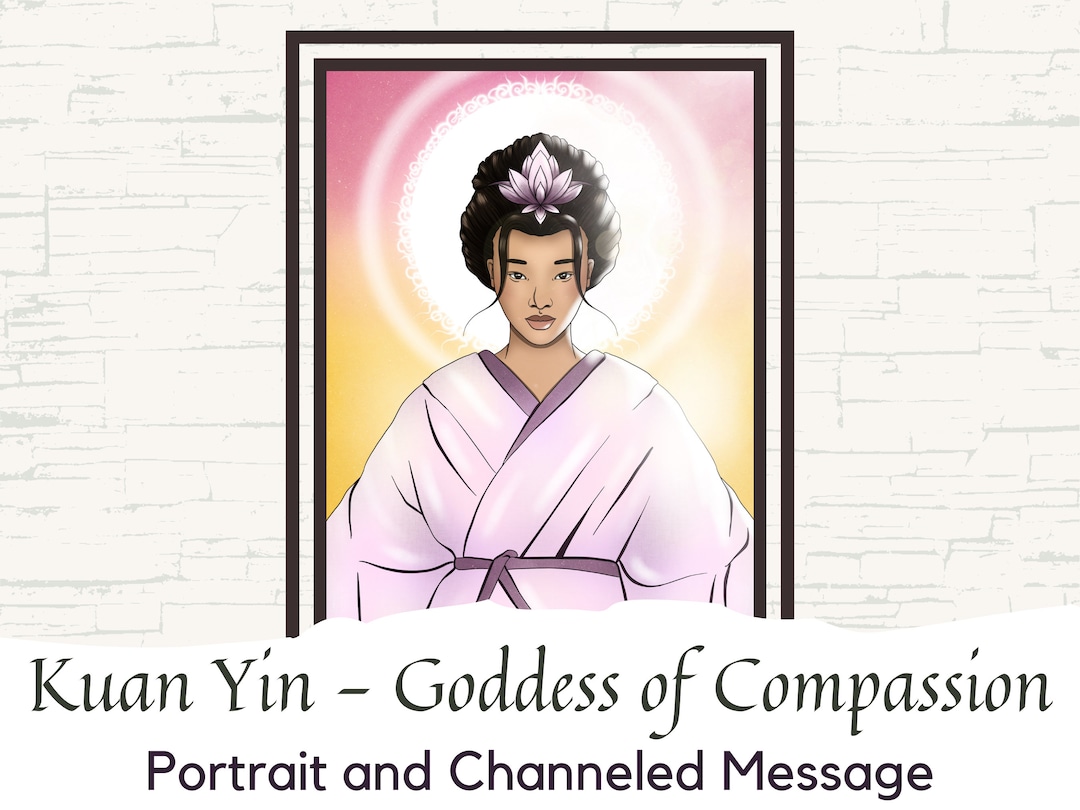 Kuan Yin - Portrait Digital Art With Channeled Message | Chinese ...