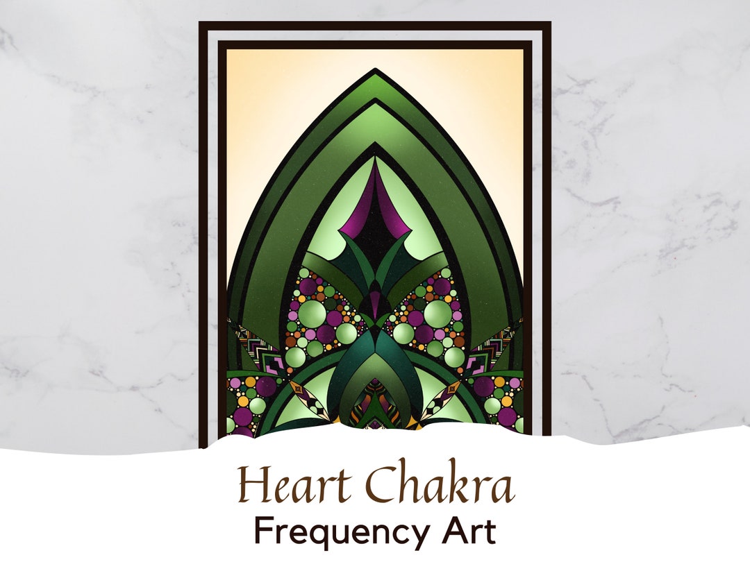 Heart Chakra Mandala | Frequency Art | Energy Work | Printable Art ...