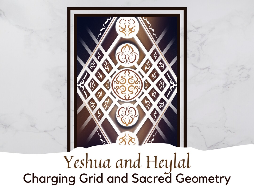 Yeshua and Heylal - Charging Grid Template and Sacred Geometry | Water ...